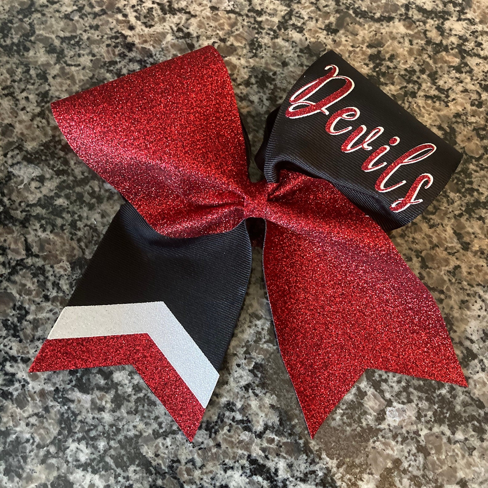 Cheer bow for rec cheer competition cheer bow glitter | Etsy