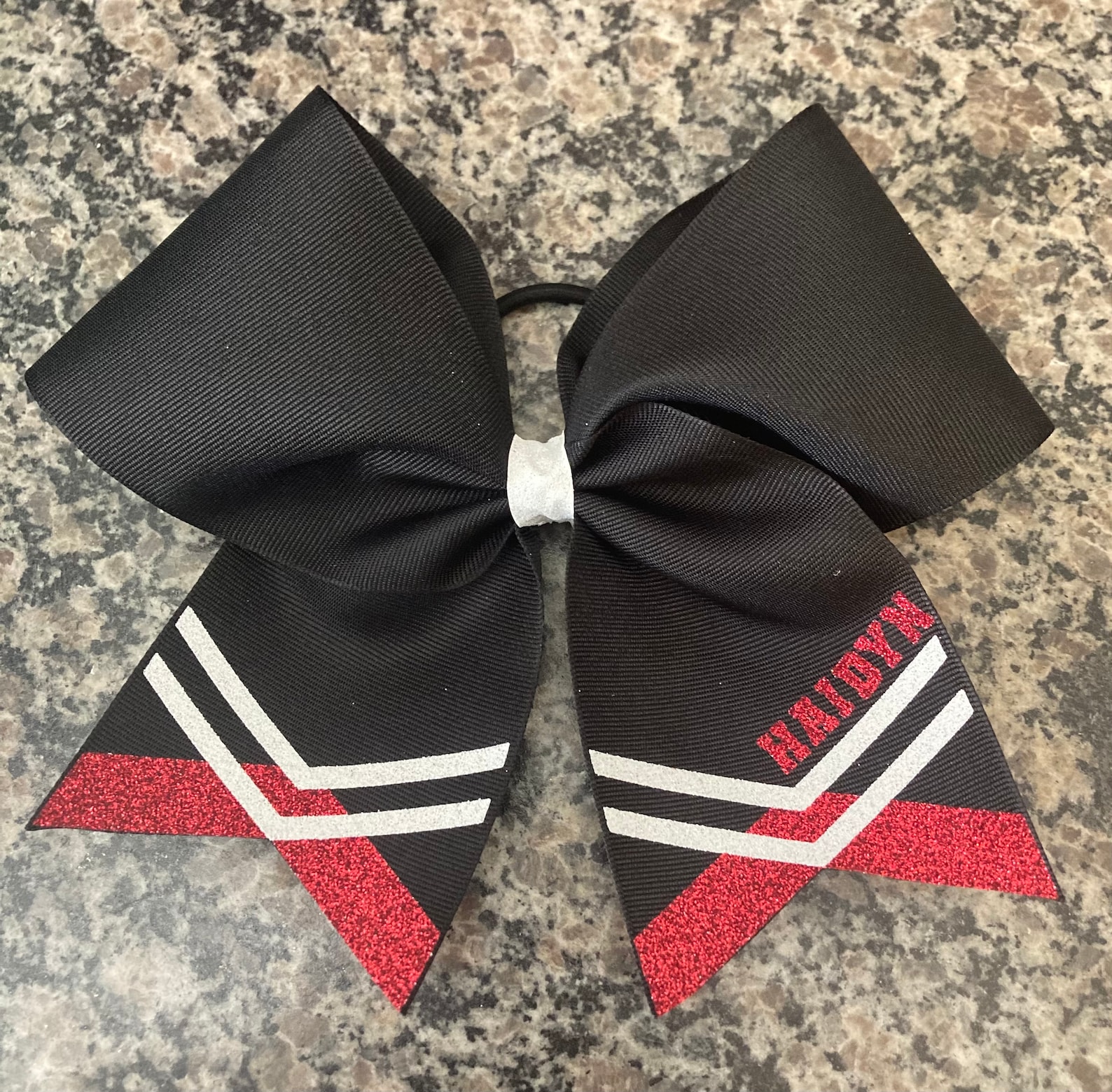 Red Cheer Bow- Great Practice Cheer Bow With Name or Any Text, Custom ...