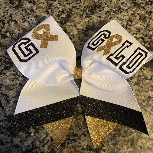 HOPE Cancer Awareness Cheer Bow - Etsy