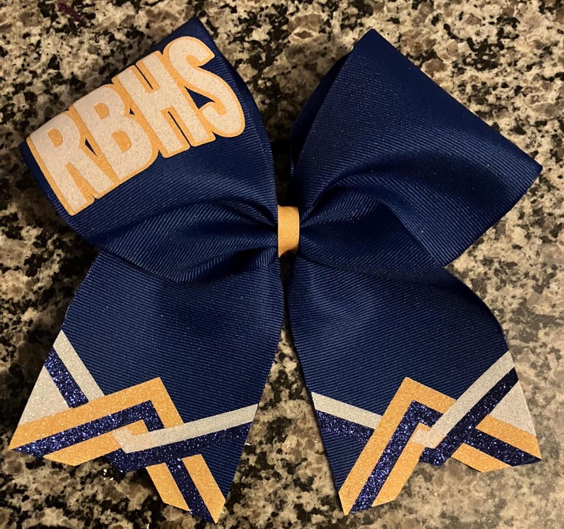 Custom Cheer Bows Designed in Your Team Colors. Gameday Cheer Bow ...