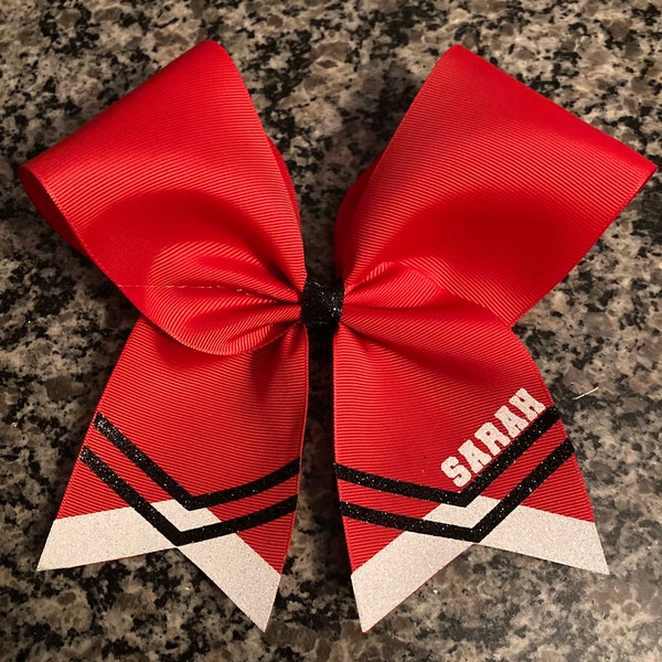 Red Cheer Bow - Etsy