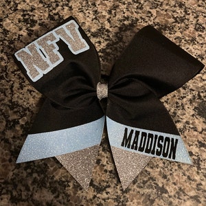 Yellow Gold Cheer Bow Custom Bows Sideline Cheer Rec Cheer Bow School ...