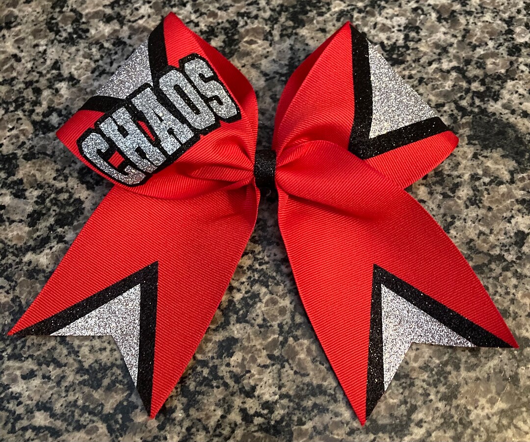Custom Cheer Bow in Your Team Colors. Great School Cheer Bow, Allstar ...