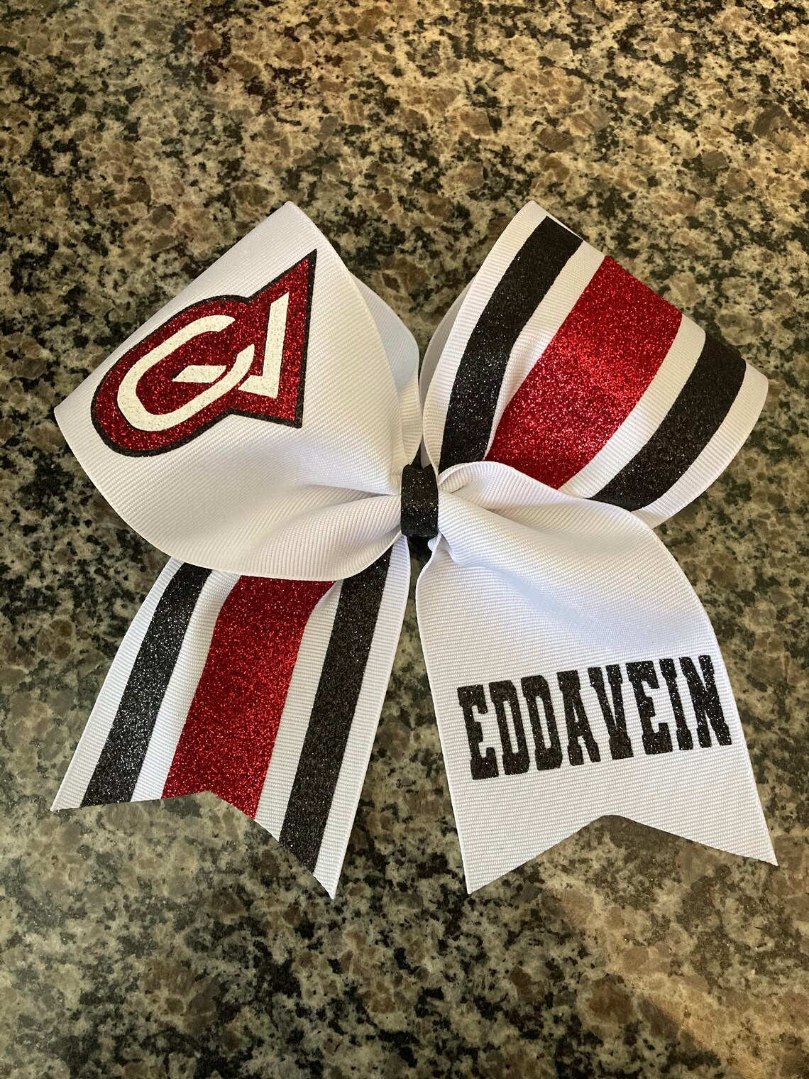 Logo cheer bow mascot cheer bow custom team bows softball | Etsy