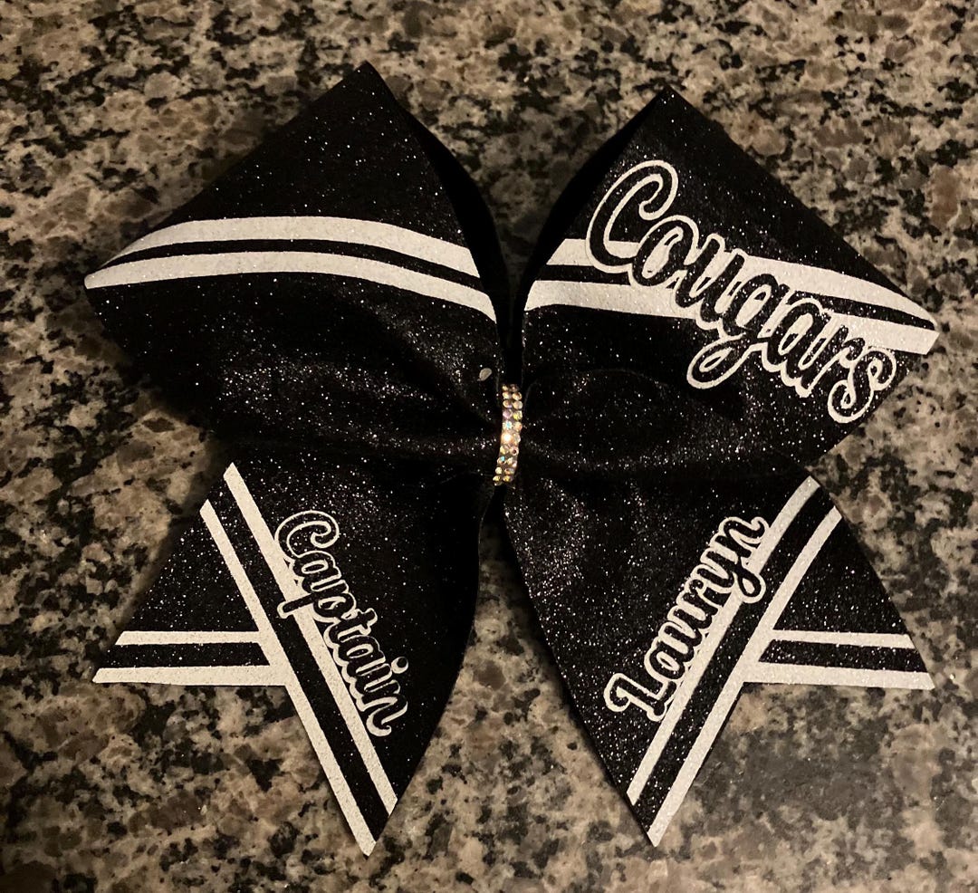 Cheer Bow - Personalized Custom Cheer Bows in Your Team Color and Text ...