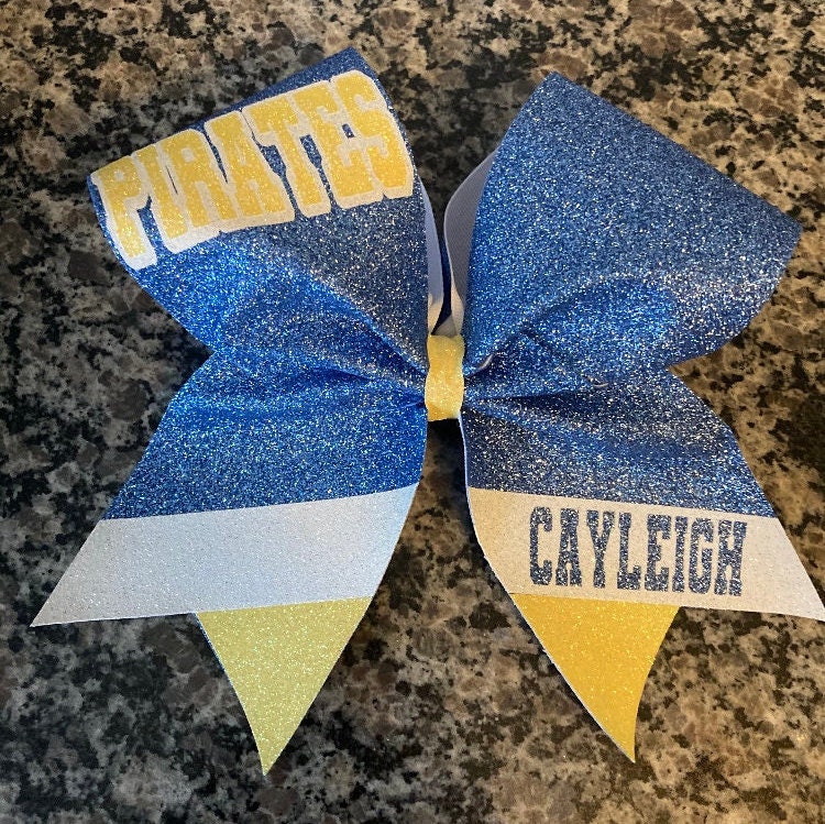 Custom Cheer in Full Glitter With Triangle Corner - Etsy