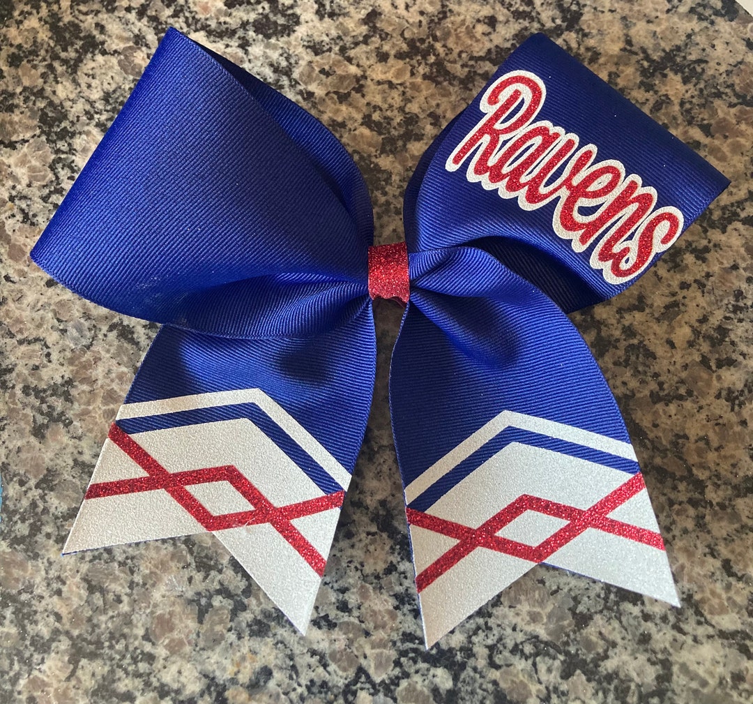 School Cheer Bow. Great Sideline Cheer Bow, Gameday Cheer Bow, Football ...