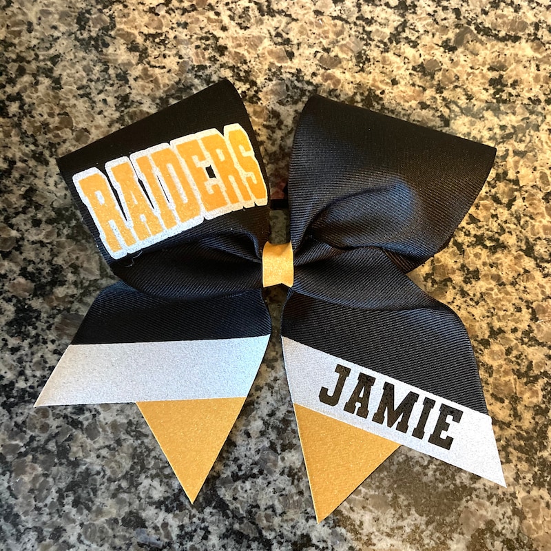 School Cheer Bow - Etsy