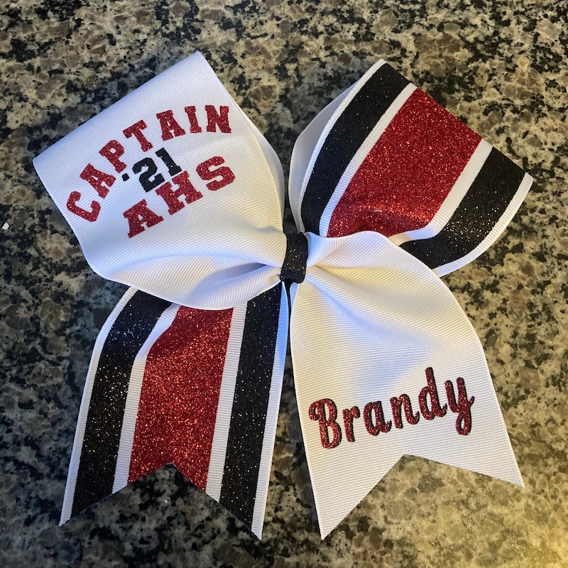 Captain Cheer Bows Red - Etsy