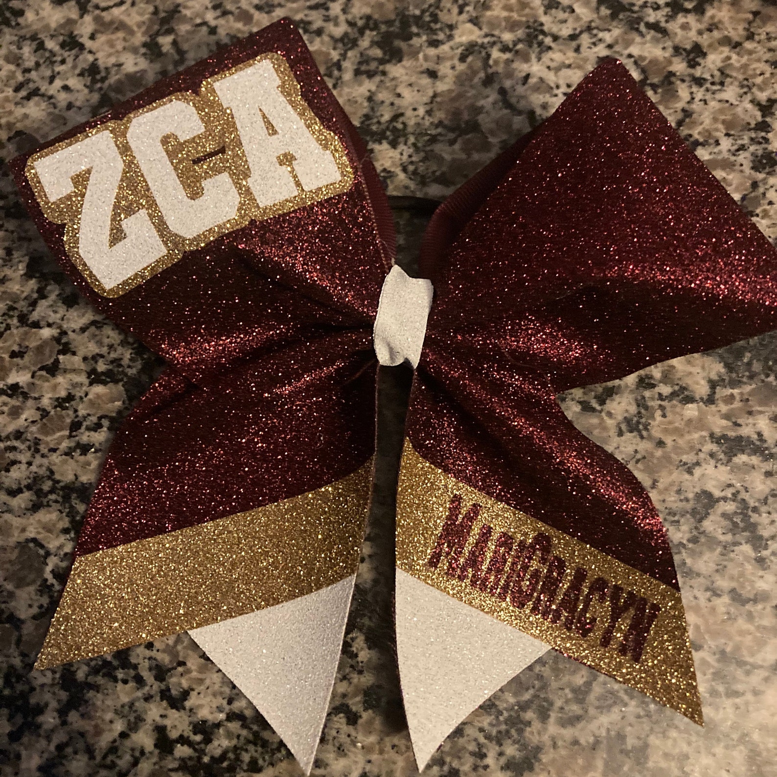 Blue Cheer Bow Maroon Cheer Bow Custom Cheer Bow Dance - Etsy