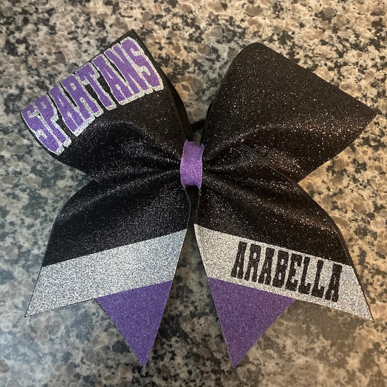 Blue Cheer Bow Maroon Cheer Bow Custom Cheer Bow Dance - Etsy