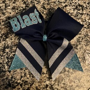 Gameday Cheer Bow, Sideline Cheer Bow Done in Your Team Colors, Wolves ...