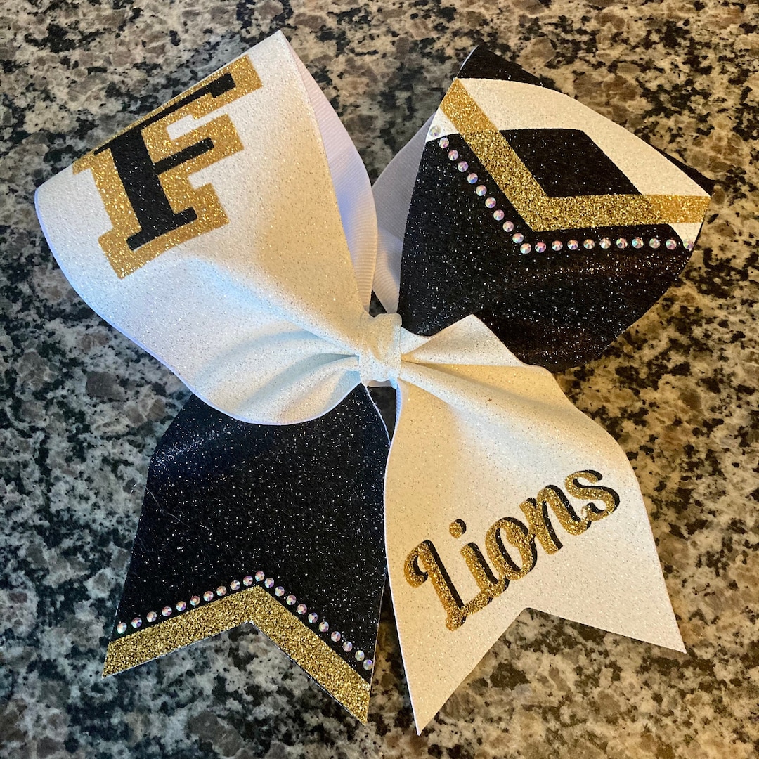 High School Cheer Bow/ Custom Cheer Bows/ Varsity Cheery Bow/ JV Cheer ...