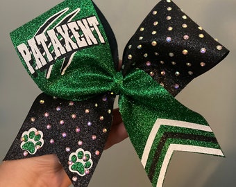 Basketball Cheer Bow With Name/ Gameday Bow/ Rec Cheer Bow/ School ...