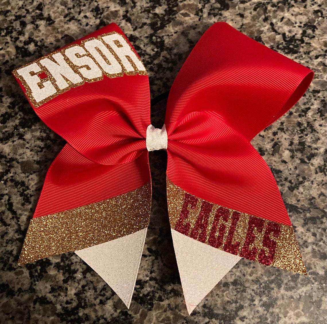 Cheer Bow With Angled Tails in Your Team Colors. Great Recreation Cheer ...