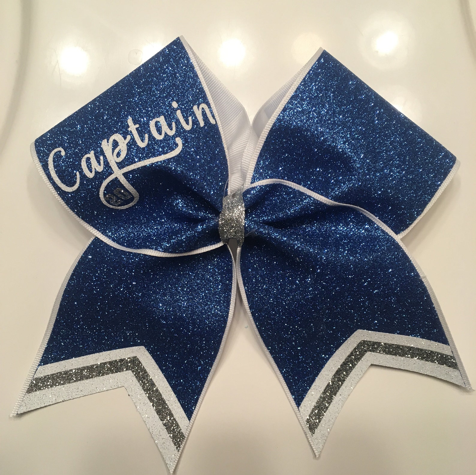 Captain Cheer Bow. Any Text on Bow. Great Football Cheer Bow | Etsy