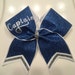 Captain Cheer Bow. Any Text on Bow. Great Football Cheer Bow - Etsy