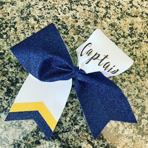 Black and Yellow Gold Cheer Bows - Etsy