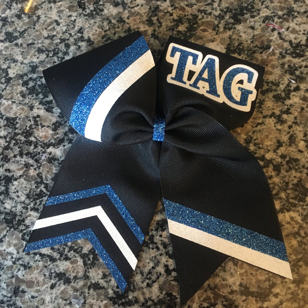 Cheer Bow That is a Great Sideline Cheer Bow, Rec Cheer Bow, Black and ...
