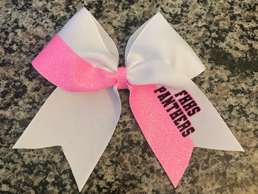 Pink Cheer Bow/ Bulk Cheer Bows for Cheap/ Sideline Cheer/ Recreation ...