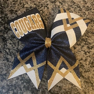 Custom Cheer Bow Bundle for Sideline and Comp Cheer/ 2 Cheer Bows ...