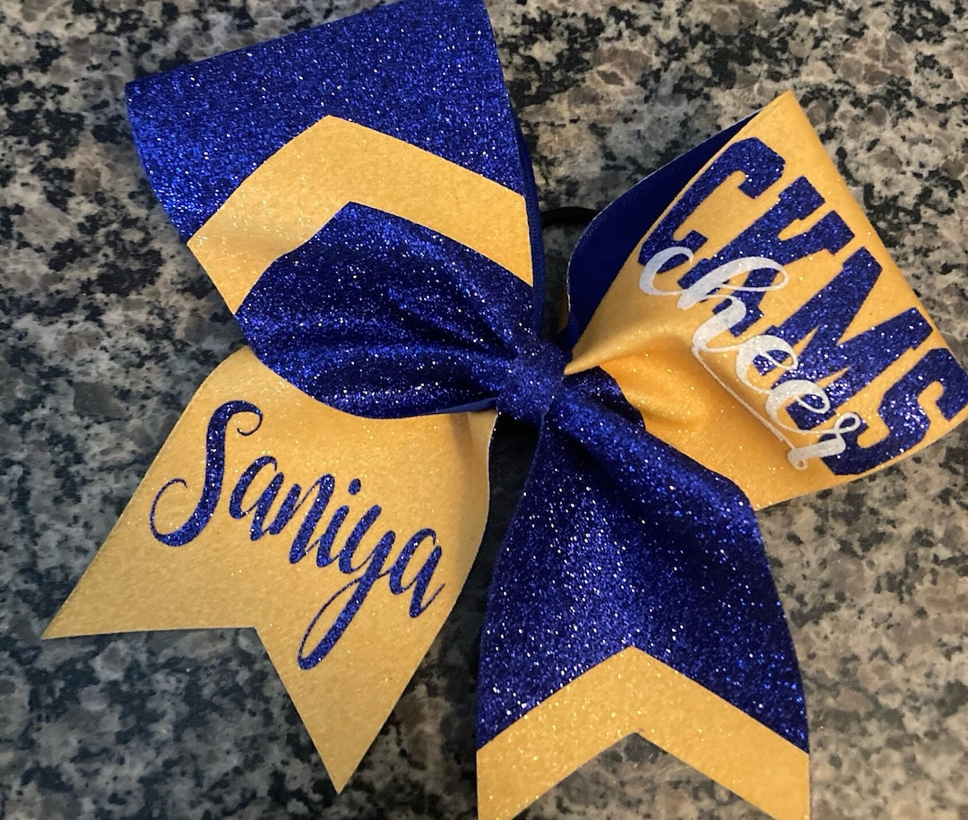 Custom Cheer Bow in Your Team Colors, Great Competition Cheer Bow ...