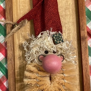 Scrub Brush Santa - Etsy