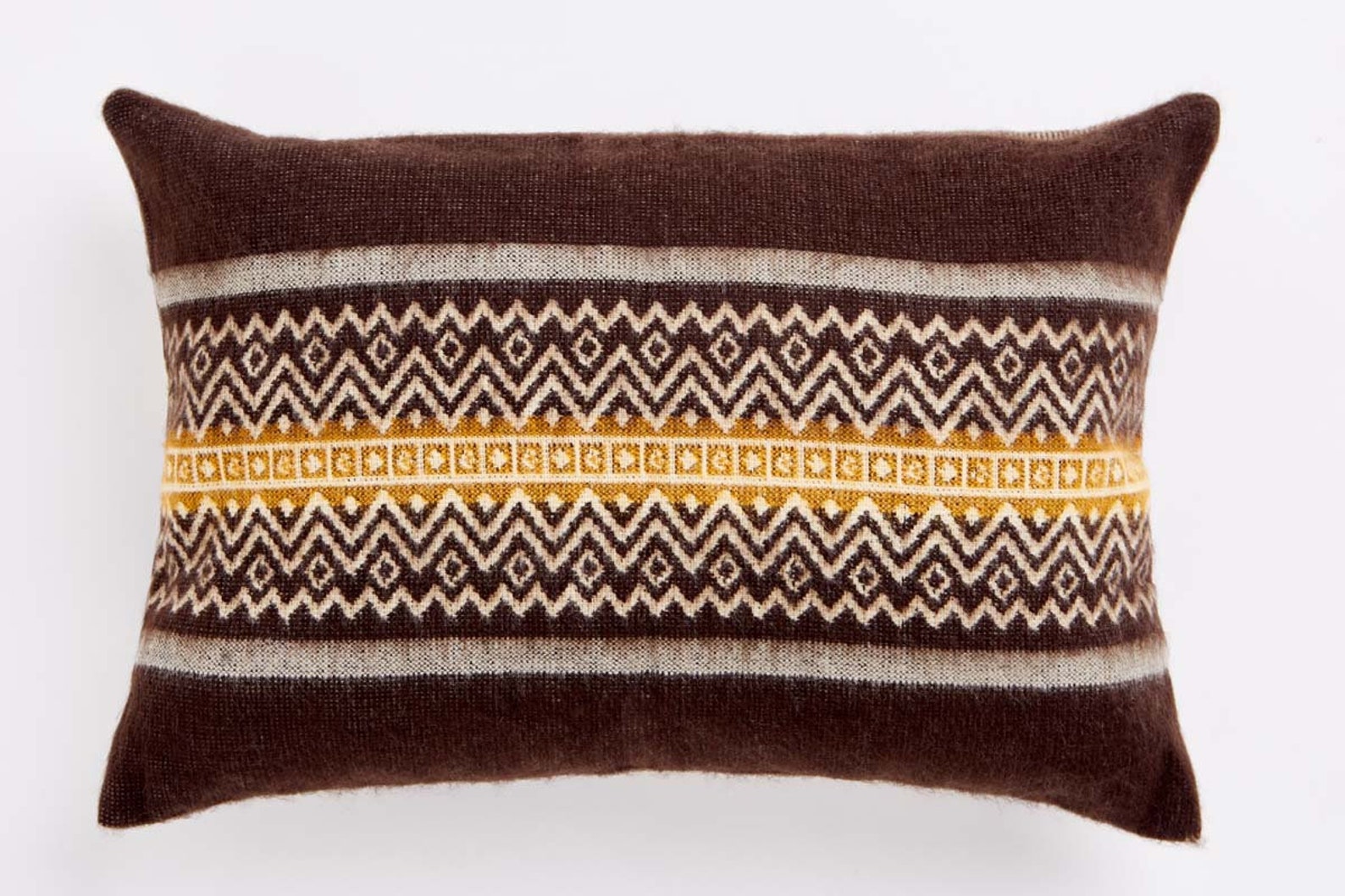 The Peak Lumbar Pillow | Mountain Lodge Decor - Artisan Woven Pillow ...