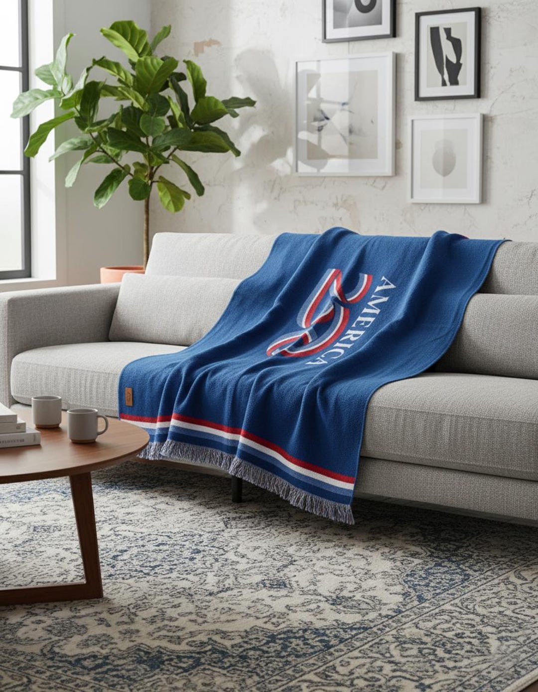 America 250 Signature Throw Blanket Minimalist A250 Logo Design Iconic ...