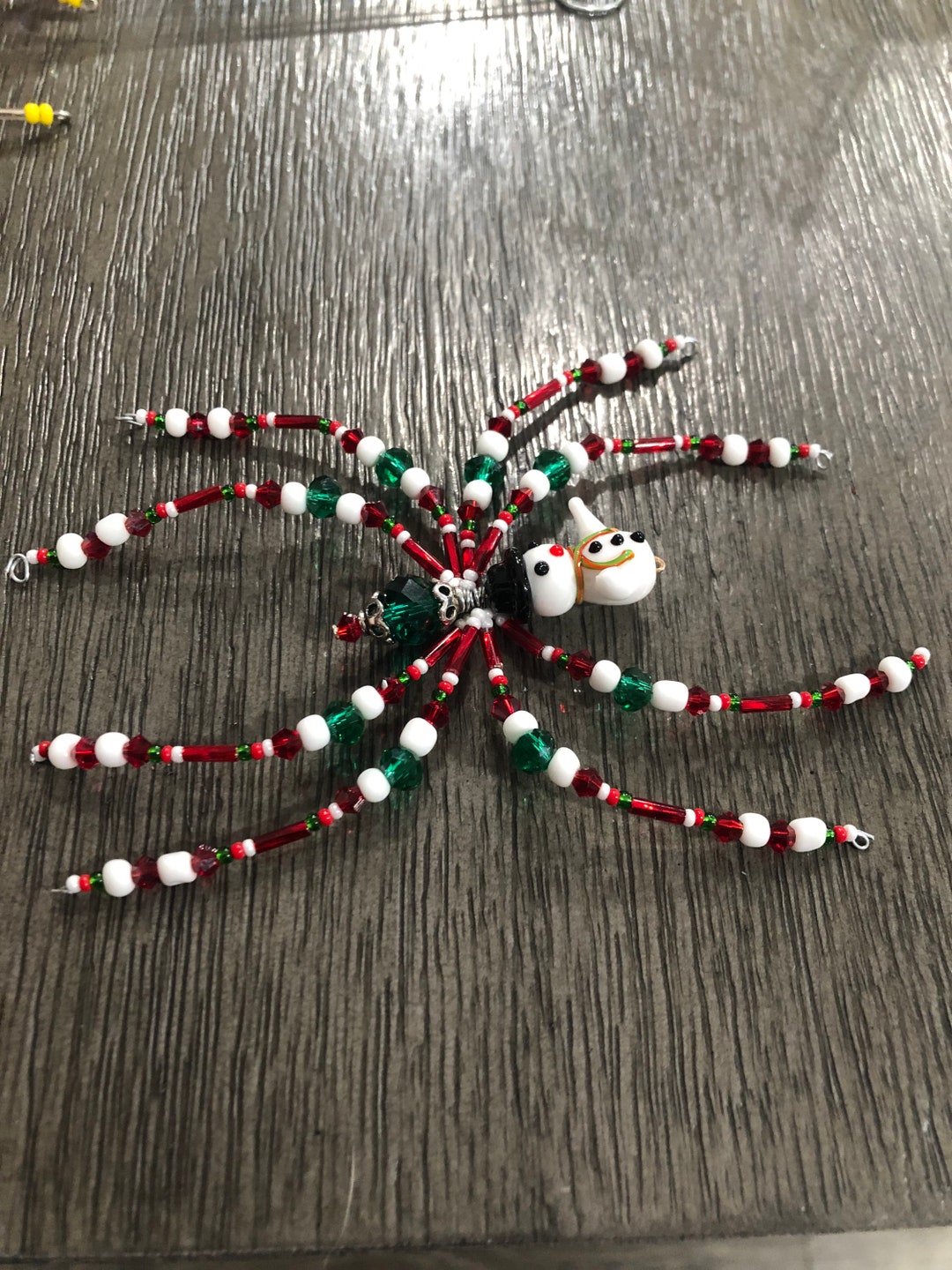 Snowman Crystal Spider - Etsy