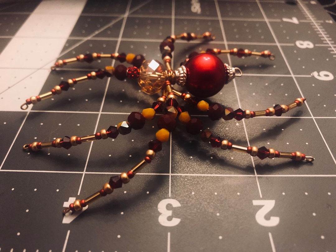 House Gryffindor Crystal Spider - Etsy