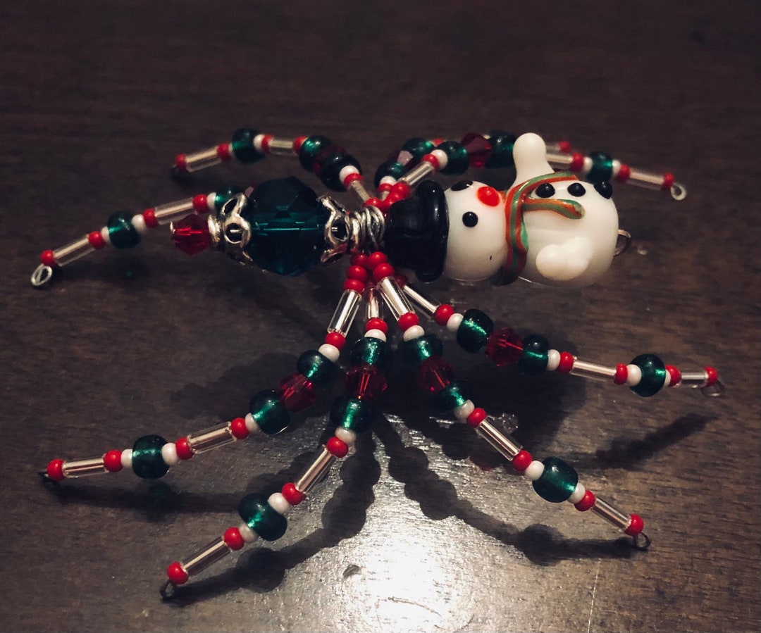 Snowman Christmas Spider - Etsy