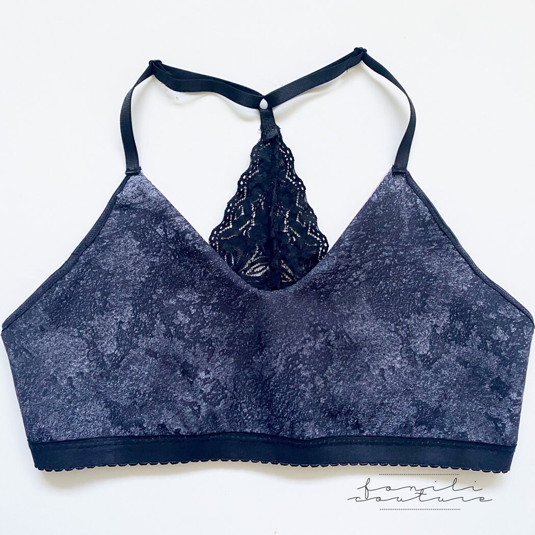 Lace Back Training Bralette PDF Sewing Pattern, Training Bra for Tween ...
