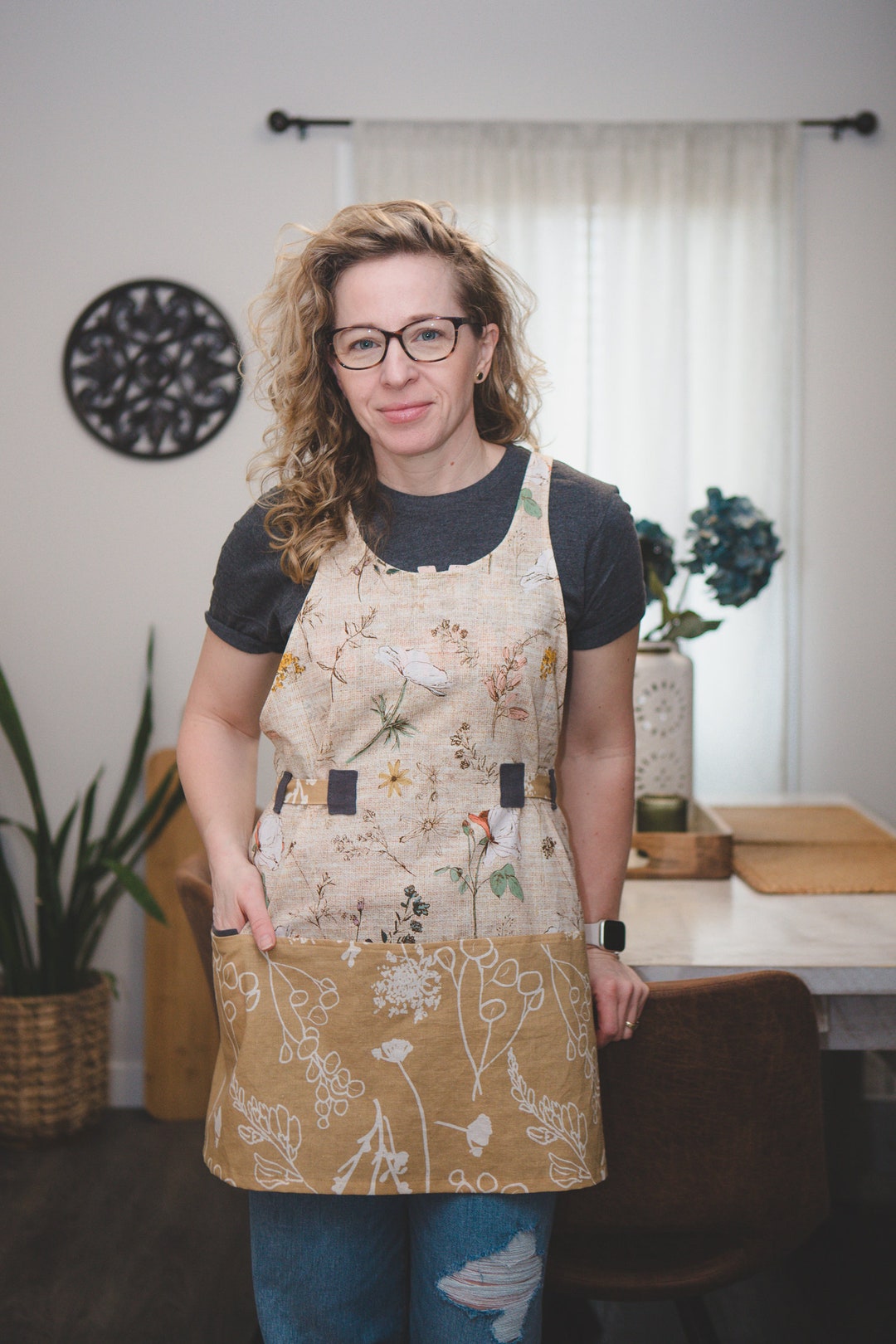 Apron PDF Sewing Pattern for Kids-adults, Adjustable Straight or Halter ...