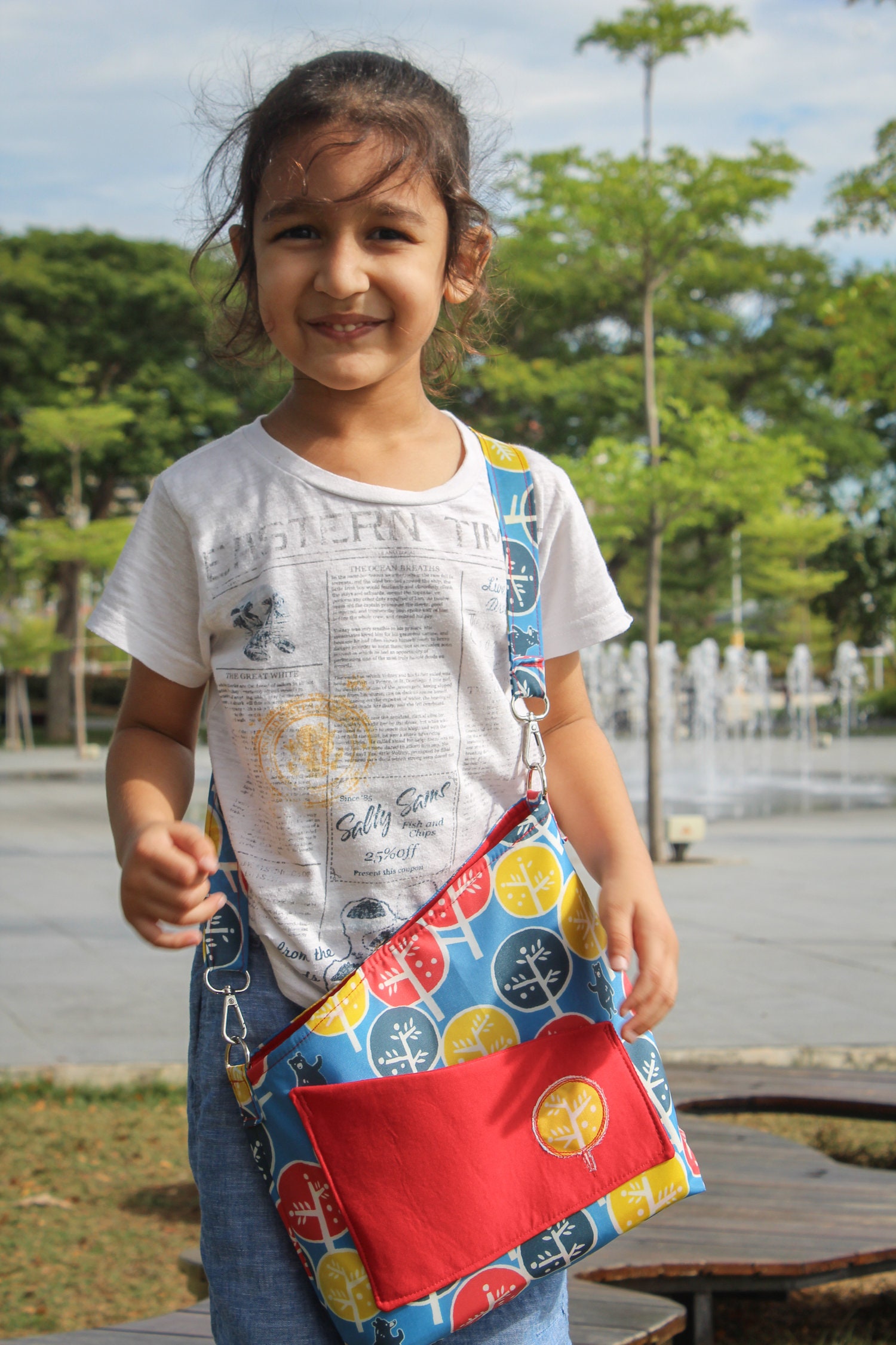 Simple Cross Body Bag Pattern Adjustable Strap Purse A21 - Etsy