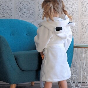 Kid's Hooded Bathrobe With Animal Ears PDF Pattern, Children's ...