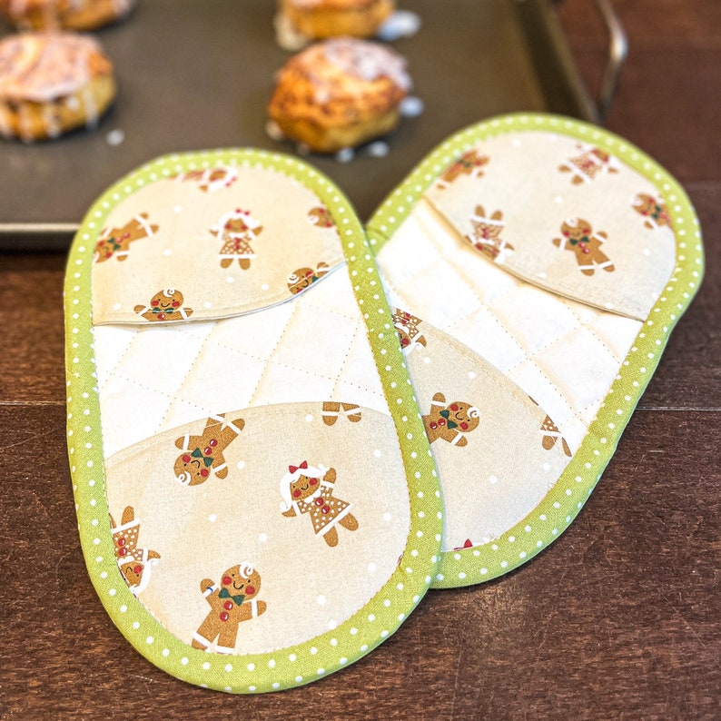 Pot Holder PDF Sewing Pattern/heat Insulated Oven Mitt Pattern/quick ...