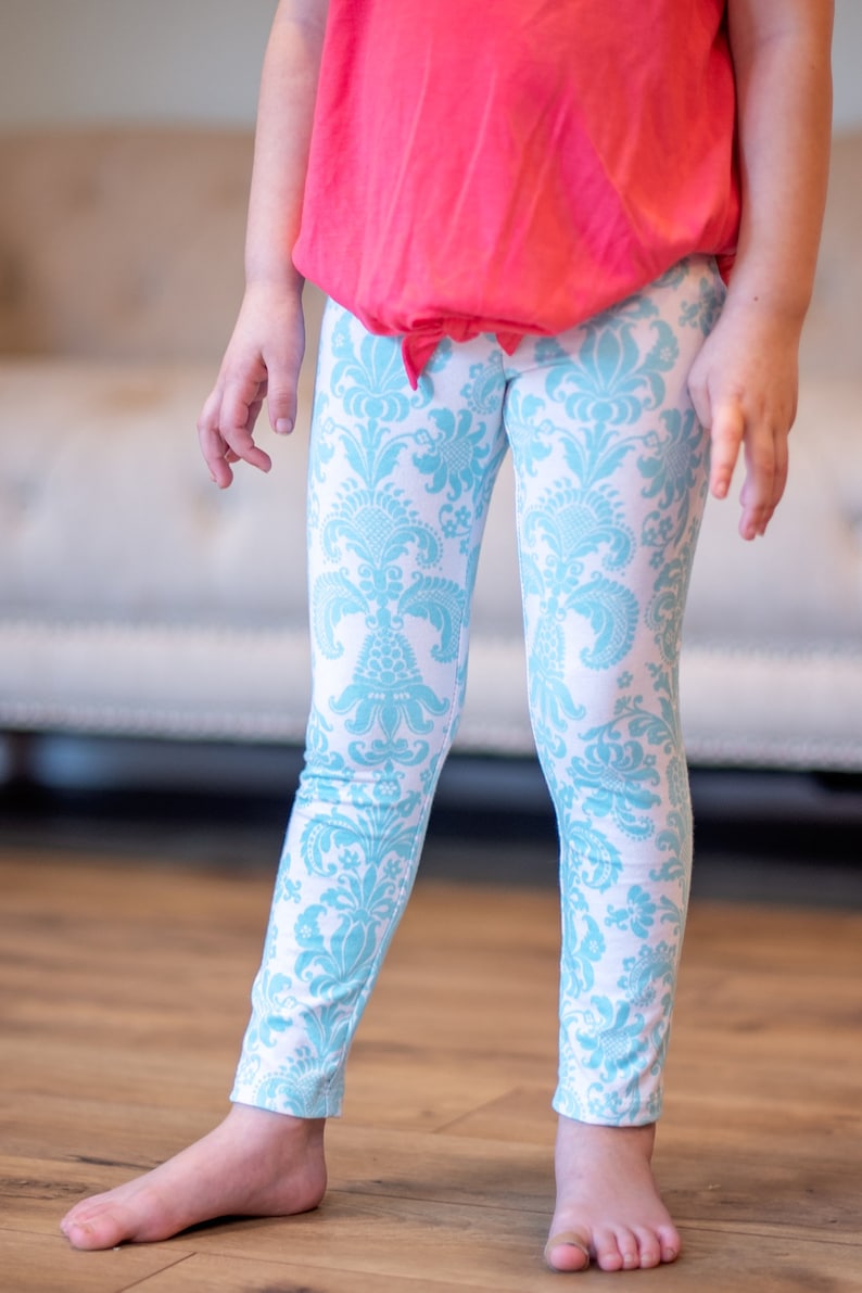 Girls Athletic Tights With Yoga or Elastic Waist PDF Pattern - Etsy