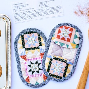 Pot Holder PDF Sewing Pattern/heat Insulated Oven Mitt Pattern/quick ...