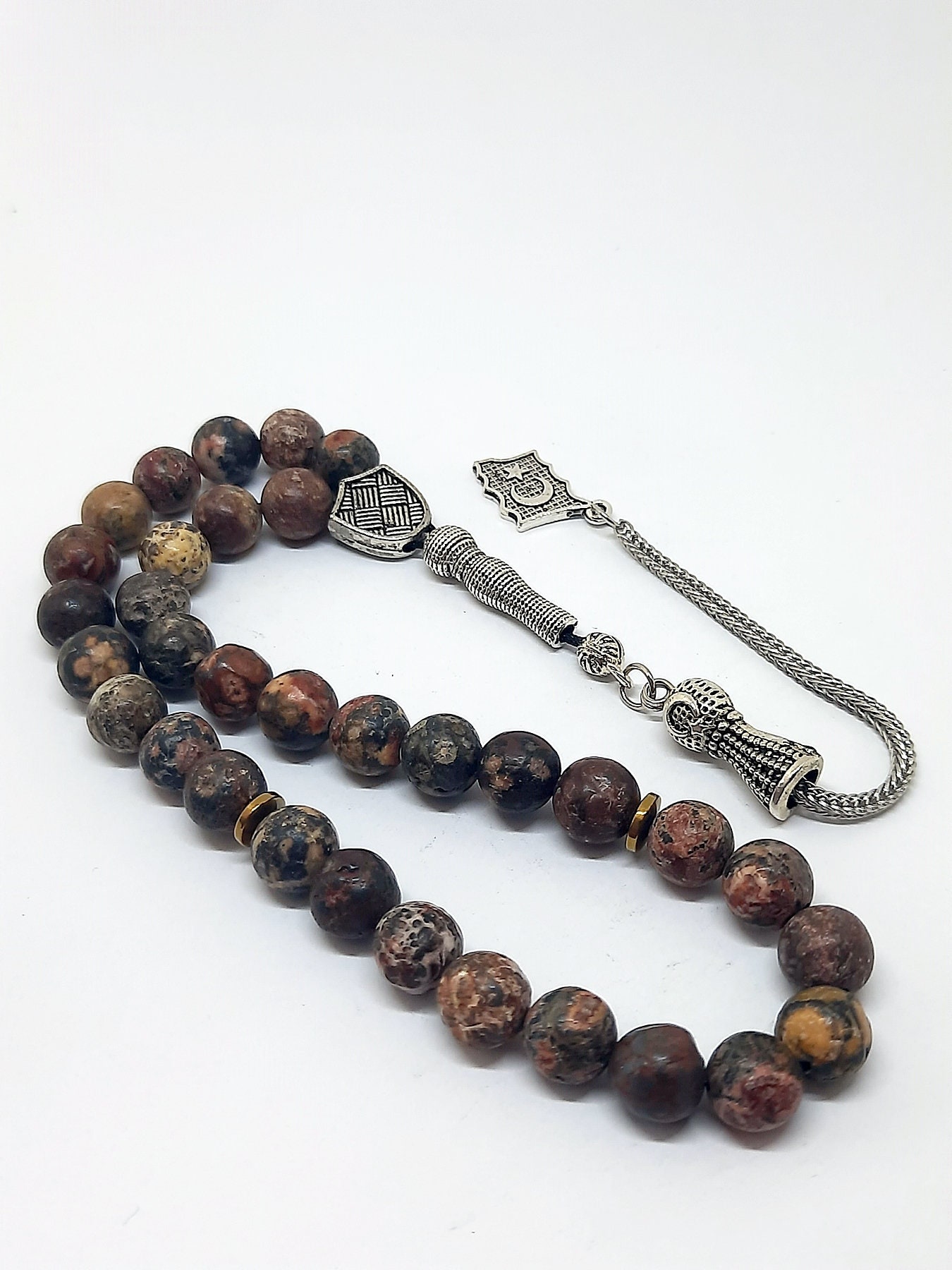 Turkish Flag Figured Prayer Beads-turkish Flag Tesbih-turk Bayrak ...