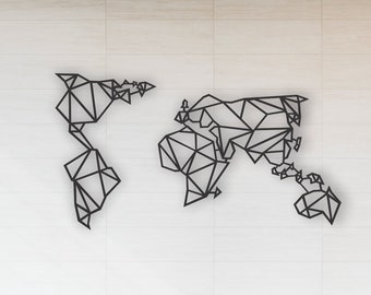 World Map Dxf | Etsy