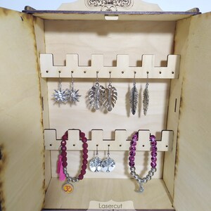 Laser Cut Earring Display SVG, Stud Holder Template (digital Download ...