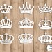 Crown,svg Clipart,svg Clip Art,vinyl Files,silhouette Cameo,vector ...