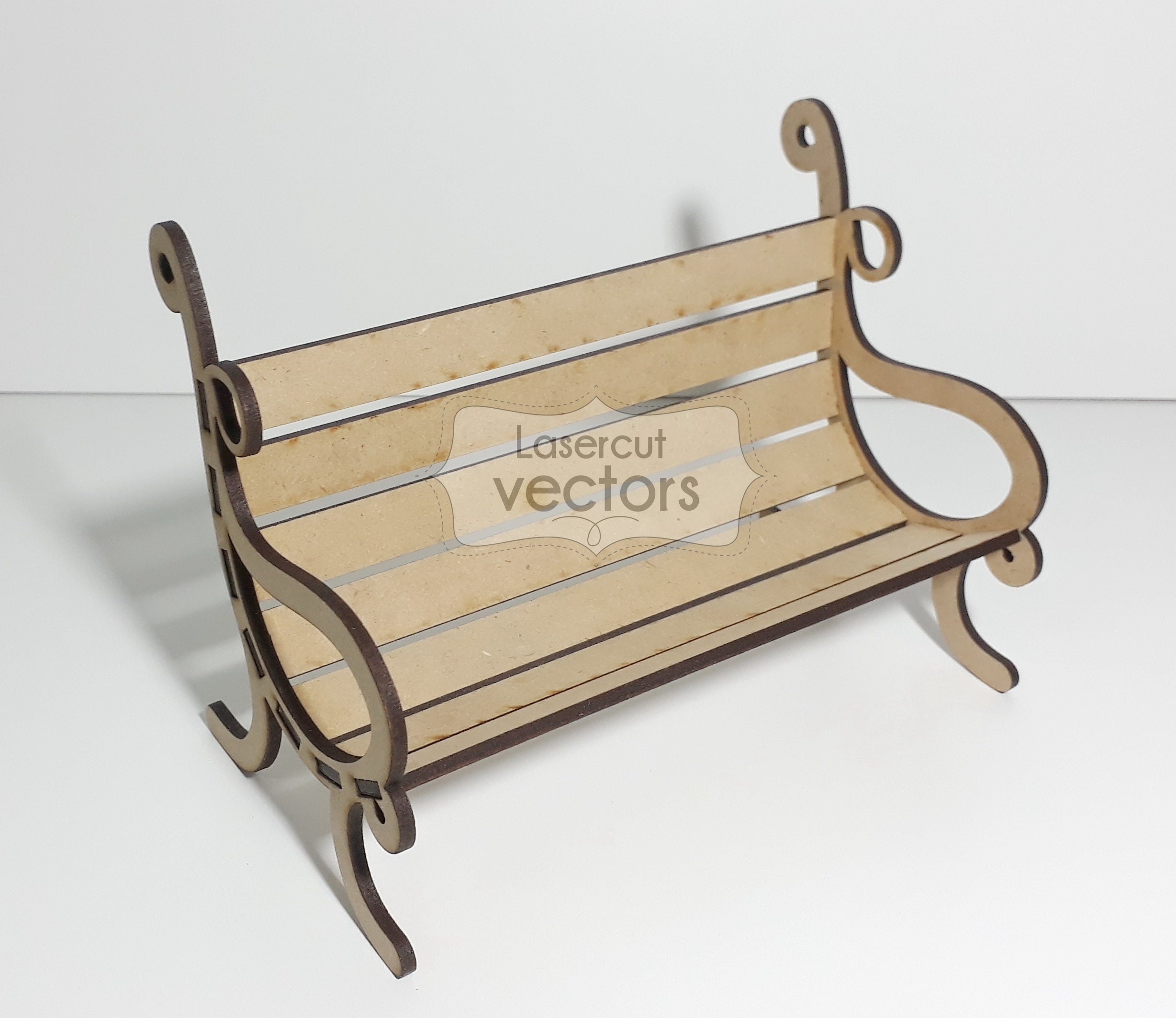 Great Barbie Doll's Bench for Laser Cutting CNC Svgdxf - Etsy