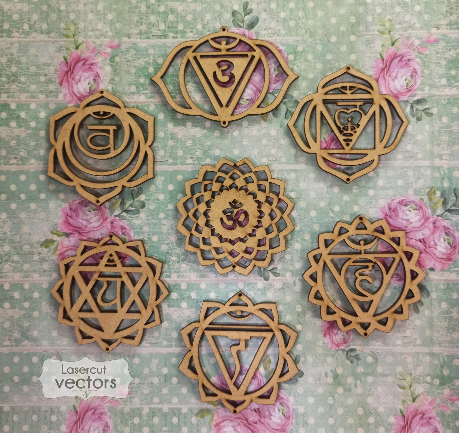 Chakra Svg.chakra DXF. Chakra Laser Cut Template Clipart - Etsy UK