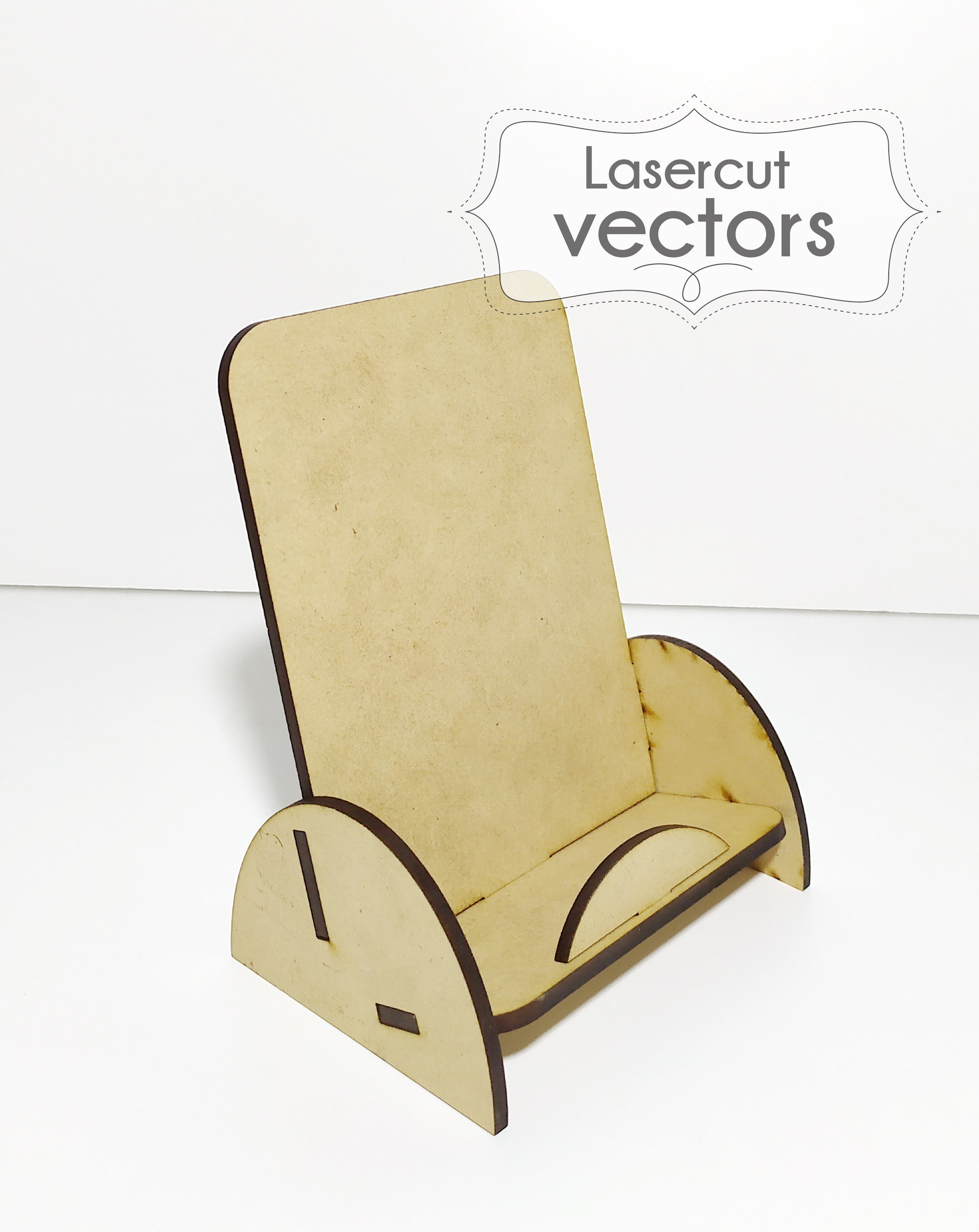 Phone Stand, Pattern Vector for Laser Cutting Cnc,svg,laser Cut ...