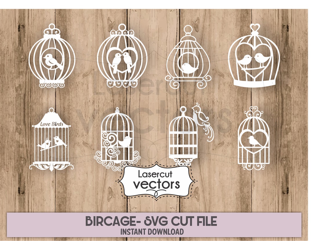 Bird Cage Svg, Birdcage Svg, Birdcage Invitation Template, Bird Svg ...