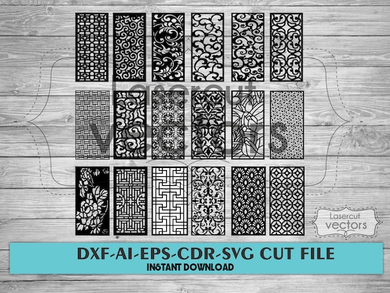 room divider svg dxf cricut partitions decorative geometric panel svg ...