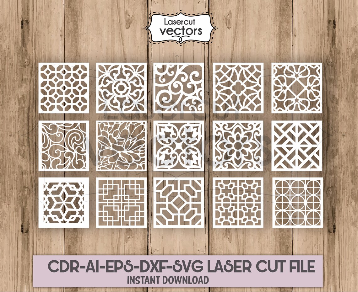 15 Coasterpanel Svg. Geometric Wall Art DECORATIVE | Etsy Australia