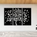 Tree Wall Art Vector Model. Wall Decor- Svg Dxf Files-tree Panel Svg ...